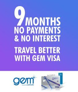 Interest Free Travel Options | Gem Visa & Q Card Deals - Planet Earth ...